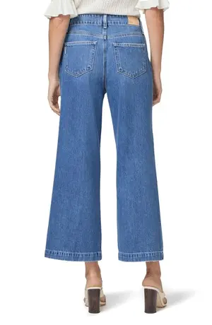 Paige Zoey Tie Waist Wide Leg Jeans