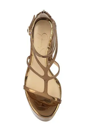 Jessica Simpson Aamina Platform Sandal - Bronze