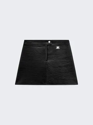 Black Vinyl Skirts