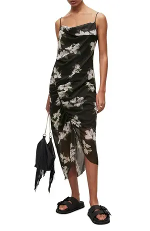 ALLSAINTS Ulla Alessandra Floral Midi Dress