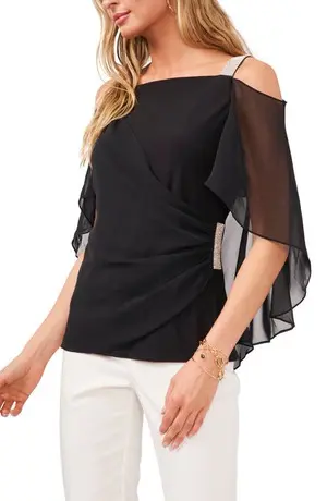 Chaus Trimmed Blouses