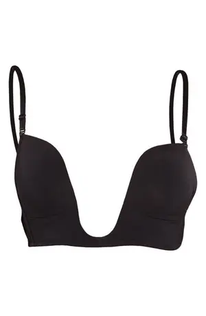 Fashion Forms Plunge Seamless Wireless Bra - Black