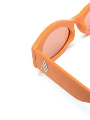 Linda Farrow X The Attico Berta Rectangle-frame Sunglasses