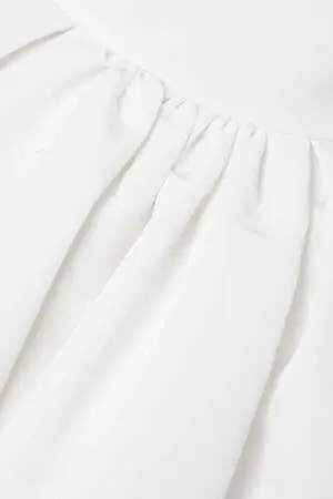 Christopher John Rogers Gathered Silk-faille Maxi Skirt