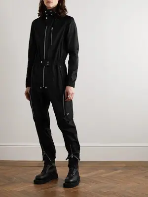 Rick Owens Bauhaus Cotton-Blend Jumpsuit In Black - 40% Off