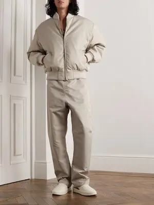 Fear Of God Eternal Shell Bomber Jacket In Neutrals - 50% Off