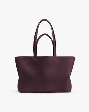Cuyana Small Easy Tote - Plum