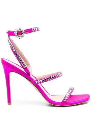 STUART WEITZMAN Crystal-embellished 115mm Pumps