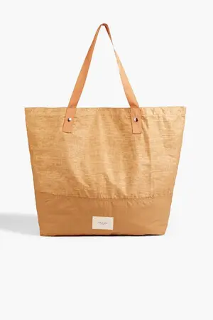 Rag & Bone Addison Coatedlinen Tote - Light Brown