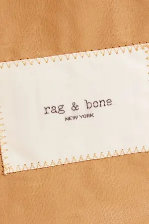 Rag & Bone Addison Coatedlinen Tote - Light Brown