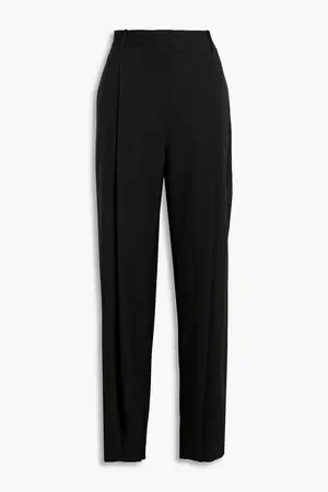 Black Pleated Trousers