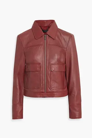 MUUBAA Leather Jacket - Brick