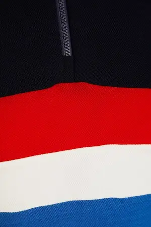 WE NORWEGIANS Striped Merino Woolblend Base Piqué Layer