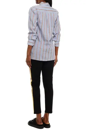 MARANT ETOILE Darion Striped Jersey Track Pants