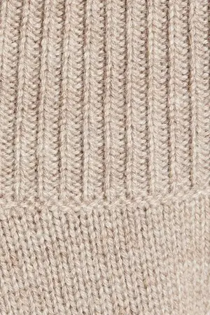 Co Mélange Wool And Cashmereblend Turtleneck Sweater