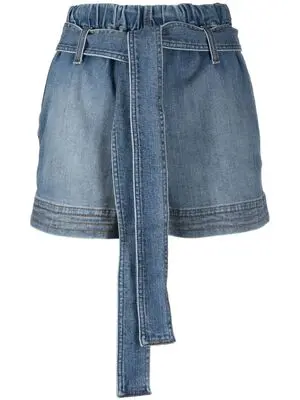 Stella McCartney Tie-waist Denim Shorts