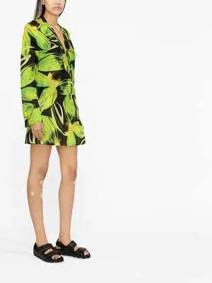 LOUISA BALLOU Floral-print Minidress