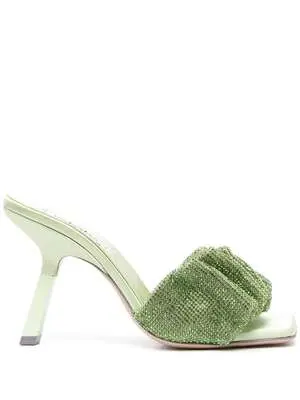 Sebastian Milano Square Toe Mules Clogs For Women