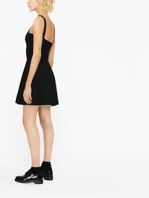 PATOU Cable-knit Halterneck Top - Blue