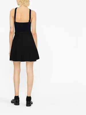 PATOU Cable-knit Halterneck Top - Blue