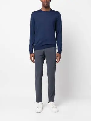 PT TORINO Slim-cut Chino Trousers - Grey