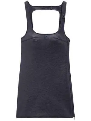 COURREGES Re-edition Vinyl Mini Dress - Blue