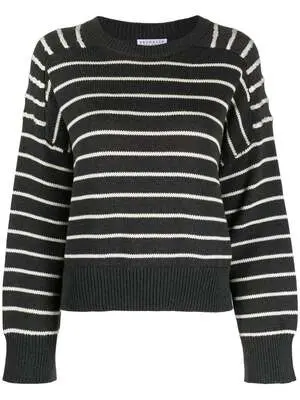 Brunello Cucinelli Horizontal-stripe Long-sleeve Jumper