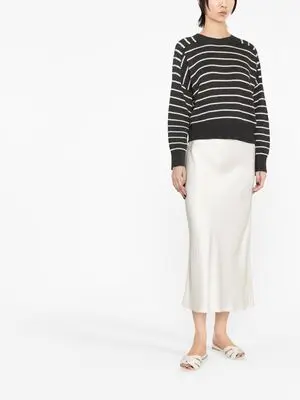 Brunello Cucinelli Horizontal-stripe Long-sleeve Jumper