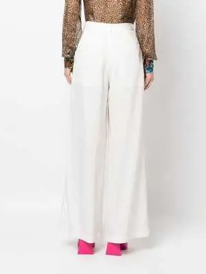 BLUGIRL Pinstriped Wide-leg Trousers