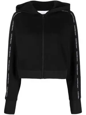 Calvin Klein Ogo-detai Zip-up Hoodie