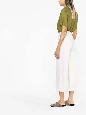 FRAME Cropped Wide-leg Jeans