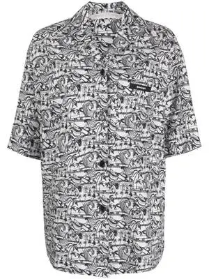 Palm Angels Palm Tree-print Shirt