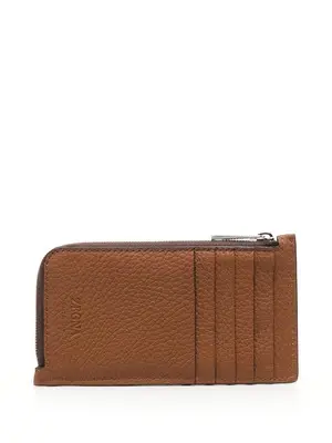 Zegna Zip-around Leather Wallet