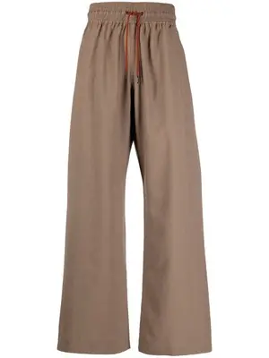 Viktor & Rolf Wide-leg Drawstring-waist Trousers