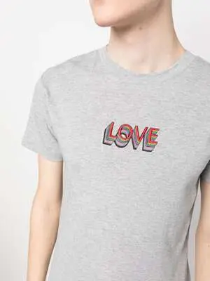 Viktor & Rolf Love-print Cotton-blend T-shirt
