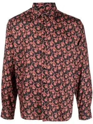 Viktor & Rolf Floral Pattern Shirt With French Collar
