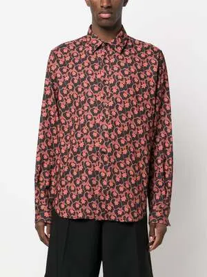 Viktor & Rolf Floral Pattern Shirt With French Collar