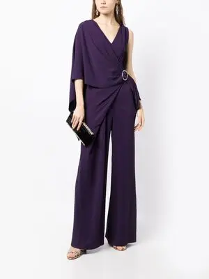 Alberta Ferretti Draped Detail Jumpsuit