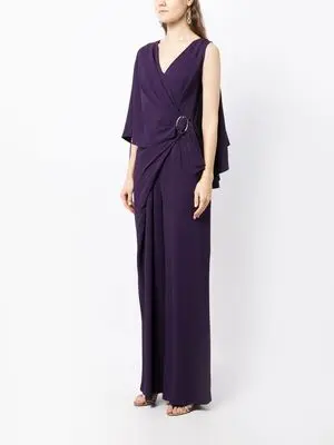 Alberta Ferretti Draped Detail Jumpsuit