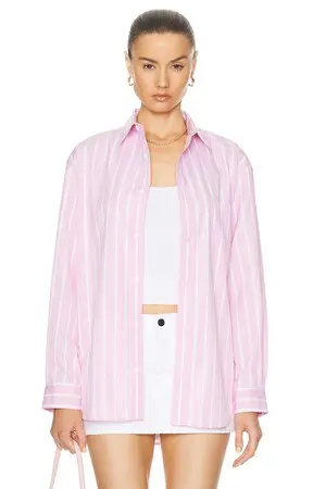Matteau Classic Stripe Shirt - Sorbet Stripe