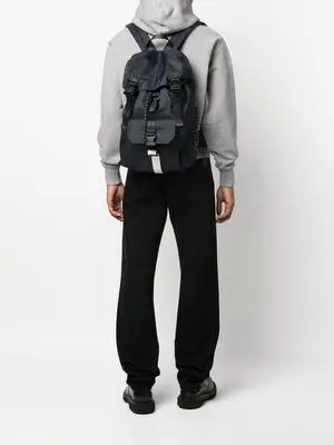 A.p.c. Treck Logo-patch Backpack - Blue