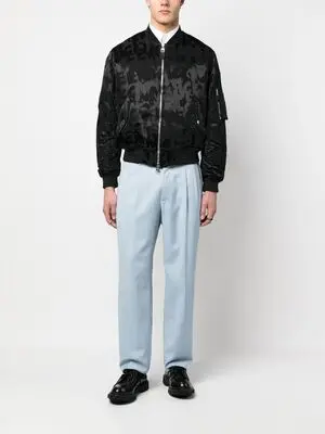 Alexander McQueen Logo-print Bomber Jacket
