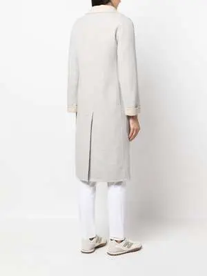 Eleventy Two-tone Wool Coat