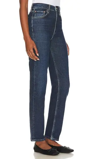 AGOLDE High Rise Stovepipe Jeans - Song