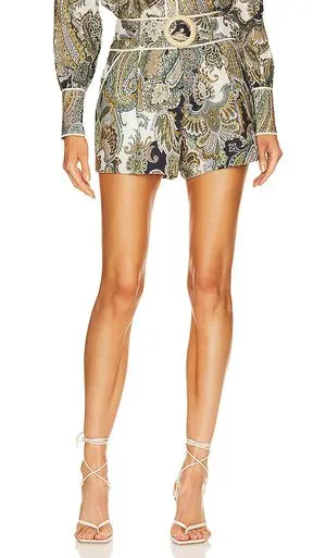 Veronica Beard Hobbes Short In Dark Green