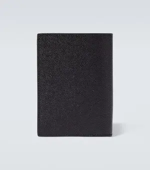 Saint Laurent Logo Leather Wallet - Black