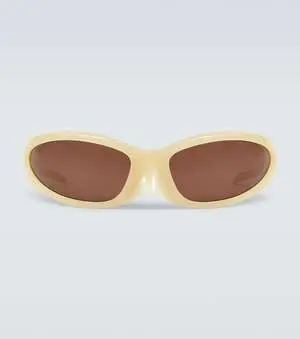 Balenciaga Balenciaga Oval Sunglasses Brown