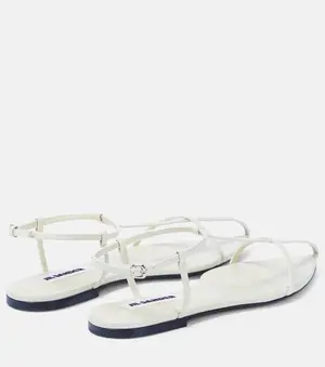 JIL SANDER Leather Thong Sandals