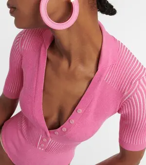 Jacquemus Le Body Yauco Bodysuit - Pink
