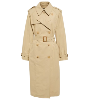 NILI LOTAN Tanner Cotton-blend Trench Coat - Beige